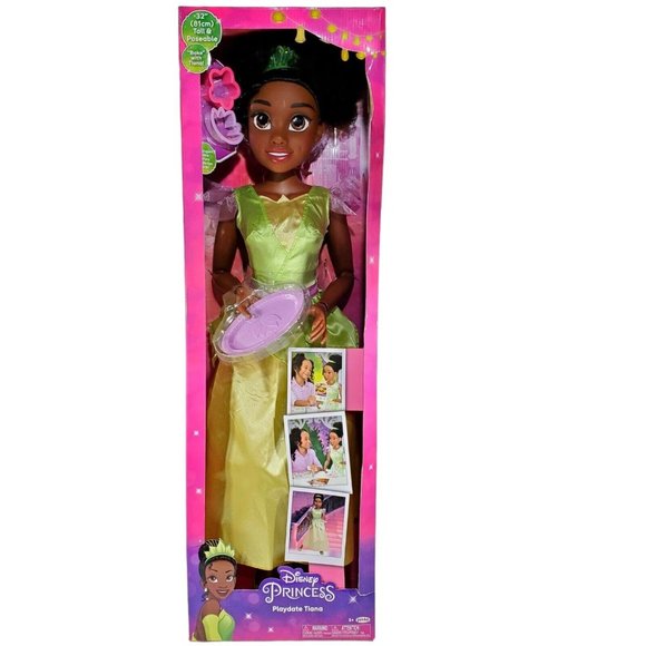 Disney | Toys | Disney Princess Playdate Tiana 32 Tall Poseable Doll ...